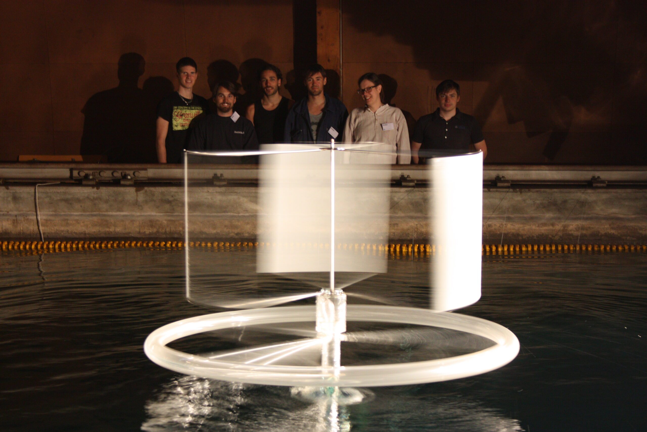 Scale tests in wave basin - SeaTwirl